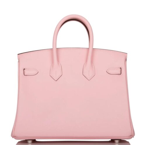 Hermes Birkin 25cm Rose Sakura Pink Swift Leather Palladium Hardware ...