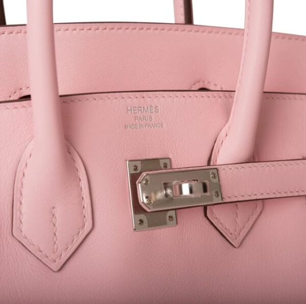 Hermes Birkin 25cm Rose Sakura Pink Swift Leather Palladium Hardware ...