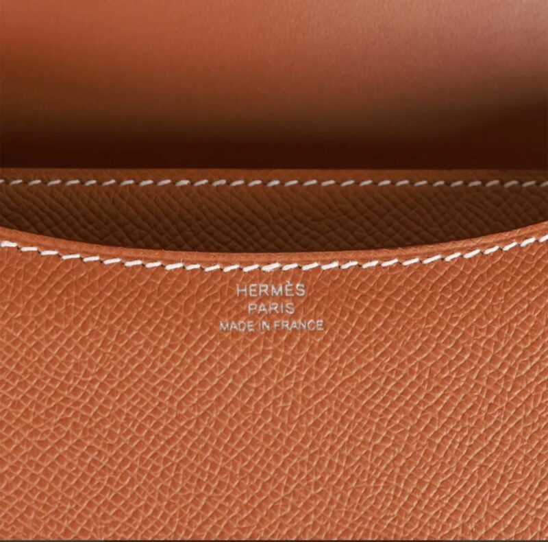 HERMES Constance 19 Gold Epsom Palladium Hardware - Nadine Collections