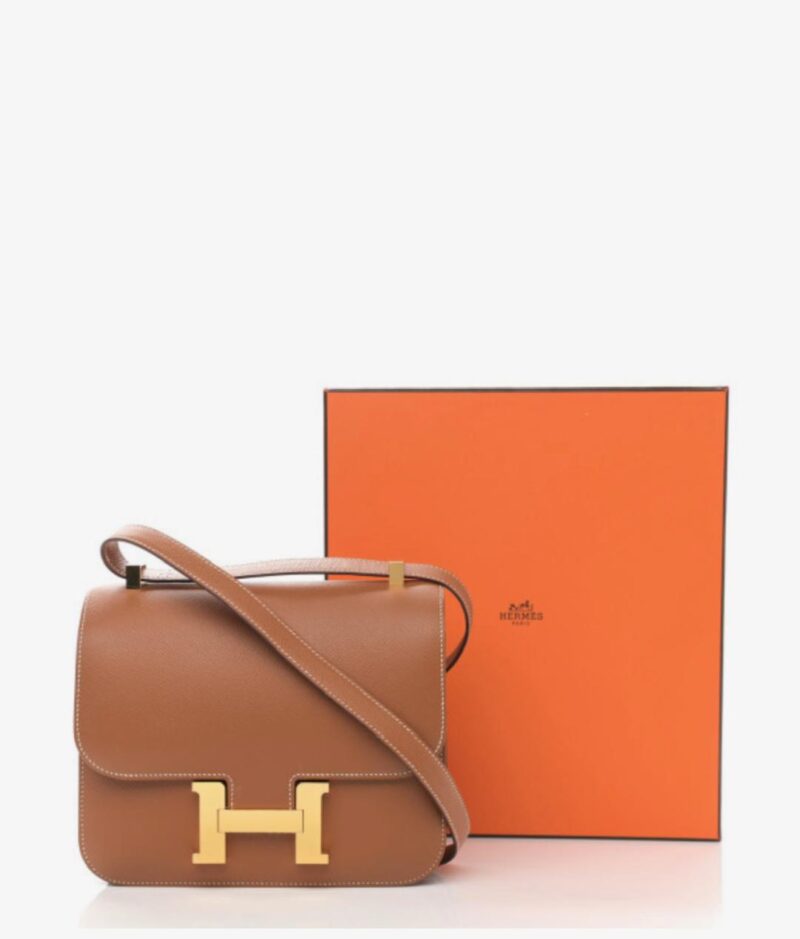 HERMES Constance 24 Gold Epsom Leather Gold Hardware - Nadine Collections